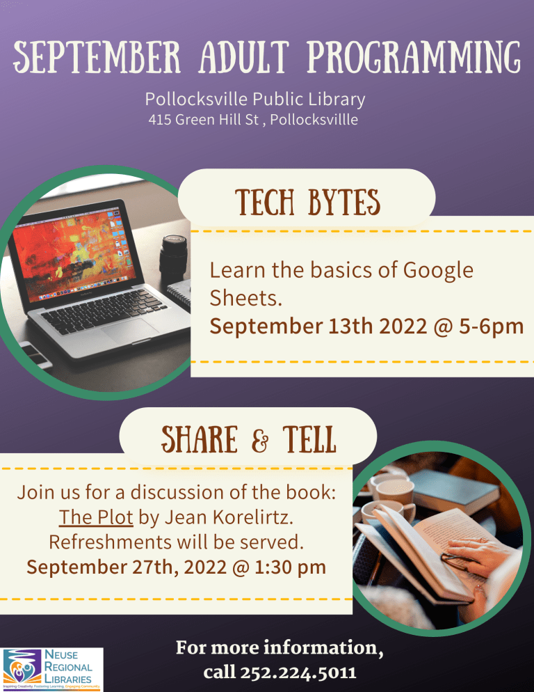 Tech Bytes – Pollocksville Library – Jones County, North Carolina ...