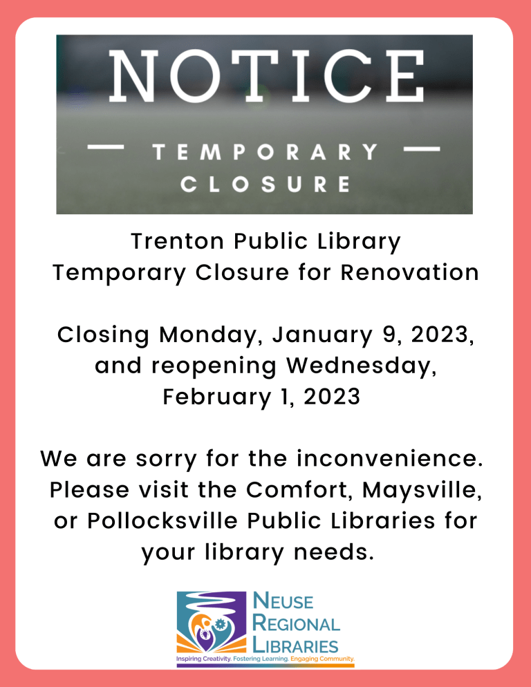 Trenton Library Renovation – Jones County, North Carolina | Official ...
